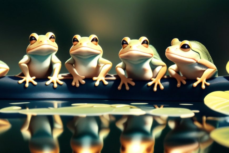 Colony of frogs ( created with moonvalley) - World of AI