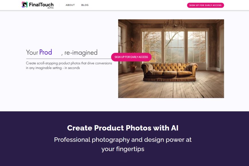 FinalTouch - Create Product Photos with AI - Mundo da AI