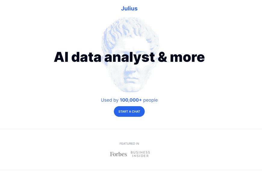 Julius AI: Save Time. Let Julius Handle Your Data. - World of AI
