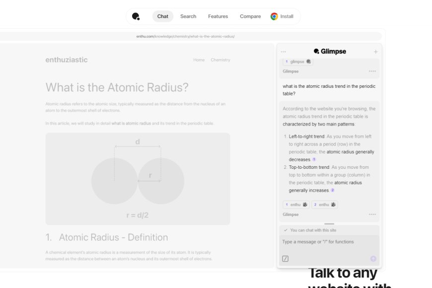 Glimpse: AI-Powered Tool to Streamline Online Research - World of AI